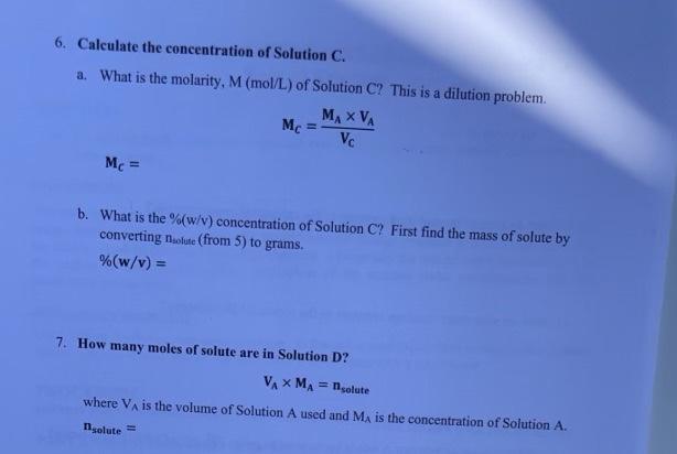 Formula of solute: Mass of solute used: 2.09 1. Write | Chegg.com