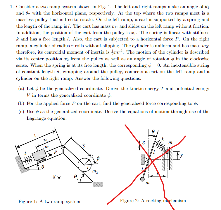 Solved 1. ﻿Consider a two-ramp system shown in Fig. 1. ﻿The | Chegg.com