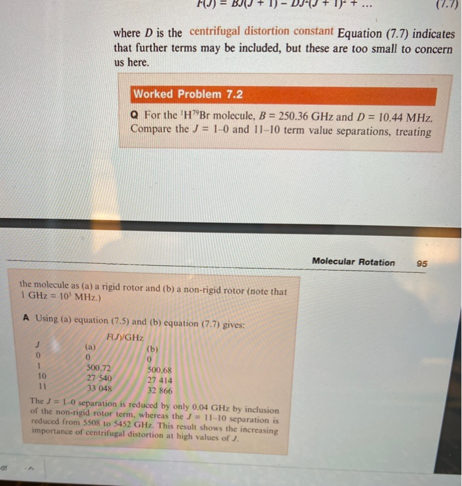 MySTC 7.2 Diatomic and Linear Polyatomic Molecules | Chegg.com