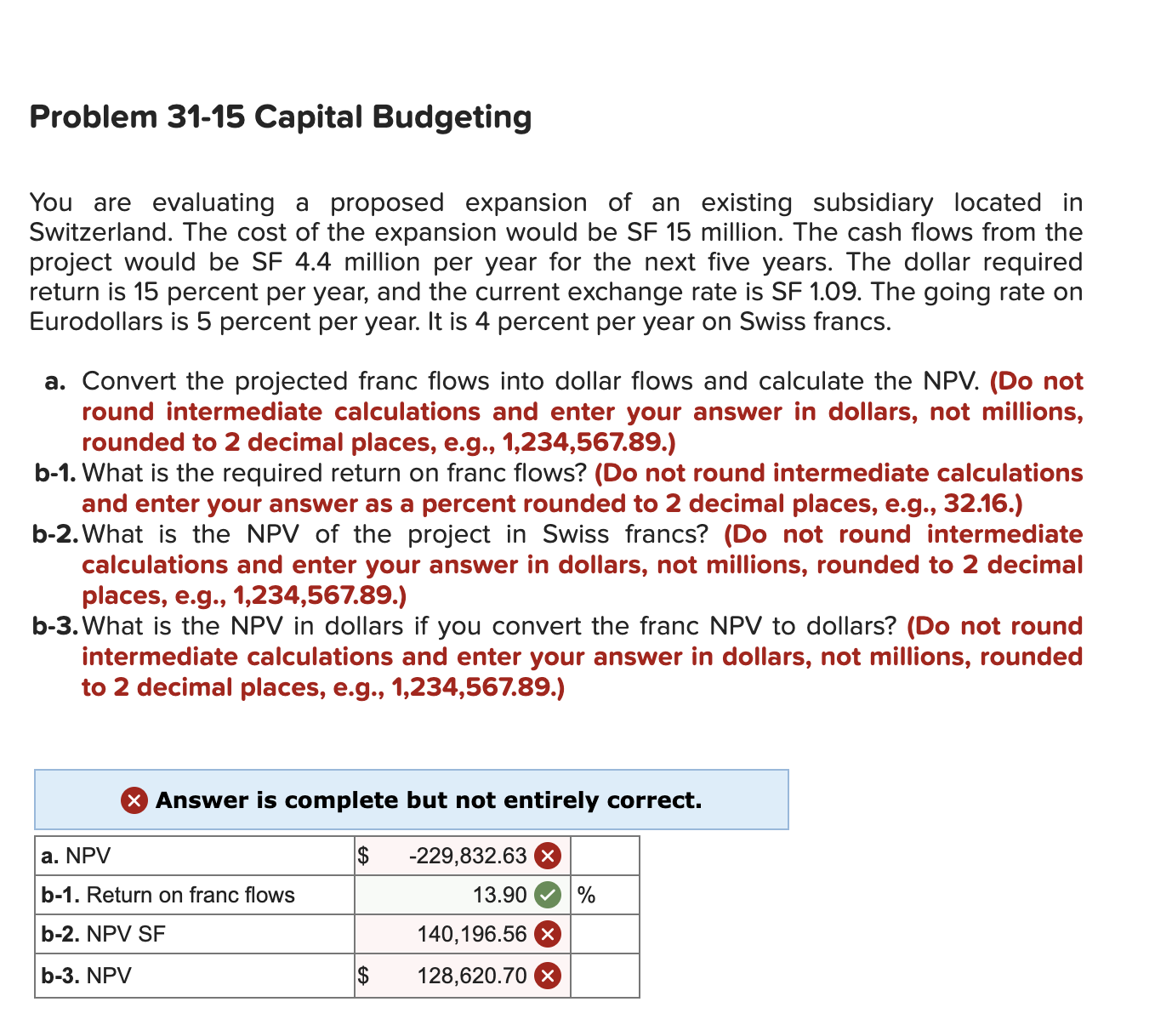 Solved Problem 31-15 ﻿Capital Budgeting You are evaluating a | Chegg.com