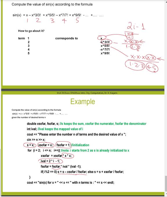 Solved Write A Small C ﻿program To Compute An 0689