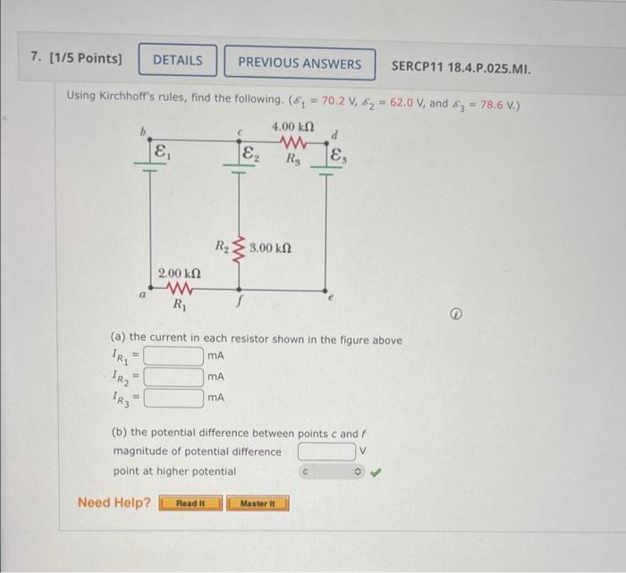 Solved Consider a series RC circuit as in the figure below | Chegg.com