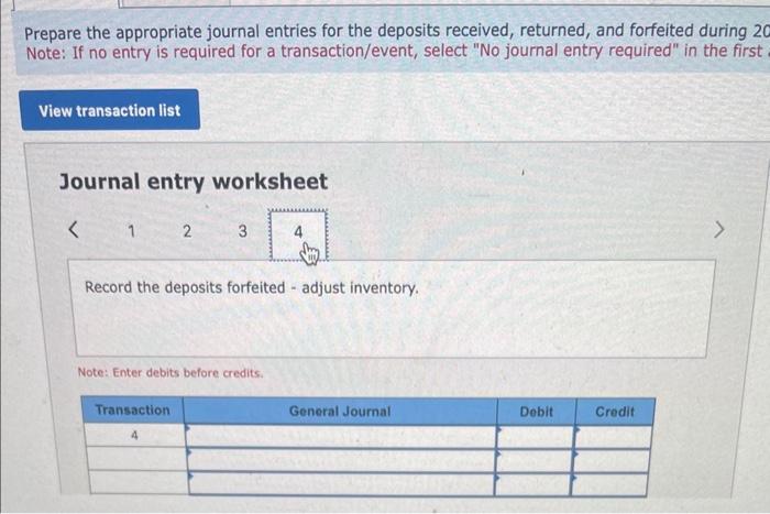 Solved Exercise 13-7 (Static) Customer deposits; financial | Chegg.com