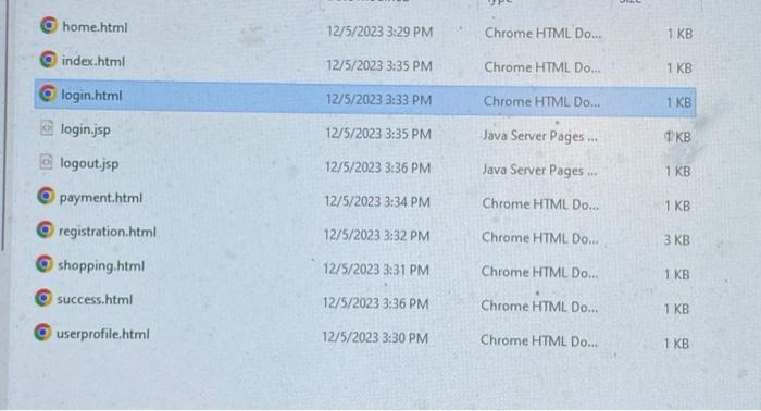 Solved it doesnt do anything when i log in and click submit. | Chegg.com