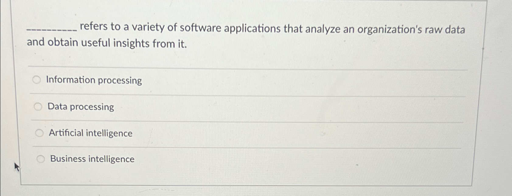 Solved refers to a variety of software applications that | Chegg.com
