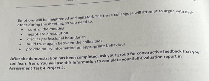 Assessment Task 3: Demonstration This assesisment | Chegg.com