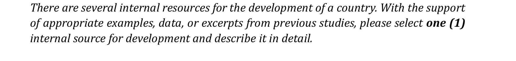Solved There are several internal resources for the | Chegg.com