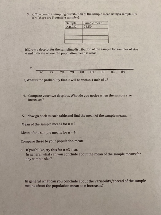 Solved Ch5 Finding the sampling distribution of the sample | Chegg.com