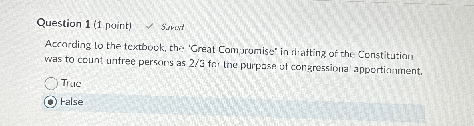 Solved Question 1 (1 ﻿point) ﻿SavedAccording to the | Chegg.com