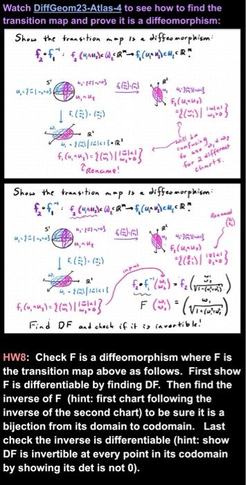 Solved Watch DiffGeom23-Atlas-4 to see how to find the | Chegg.com