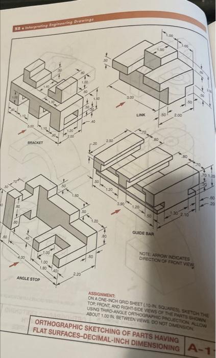 Solved hello i need help drawing these the front side and | Chegg.com