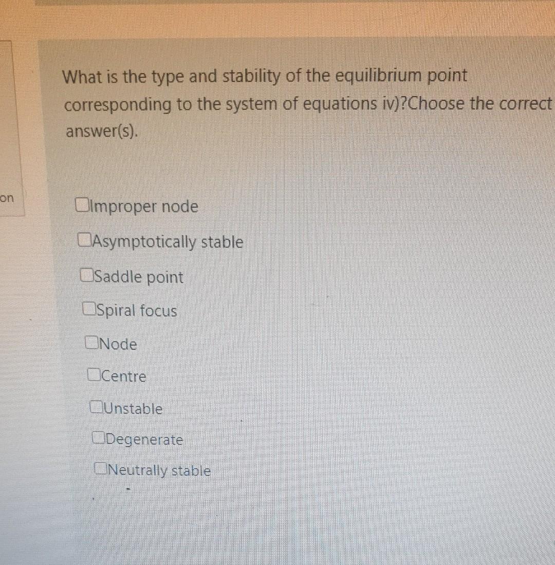 Solved Consider the following systems of equations where | Chegg.com