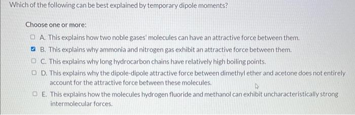 Solved Which of the following can be best explained by | Chegg.com