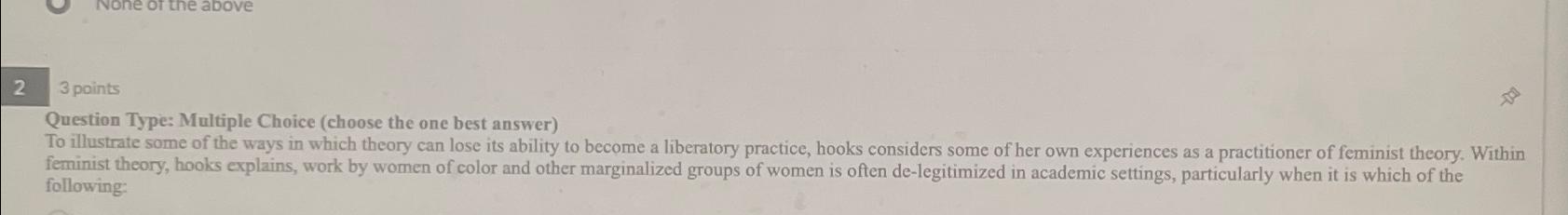 Solved 2 ﻿pointsQuestion Type: Multiple Choice (choose the | Chegg.com
