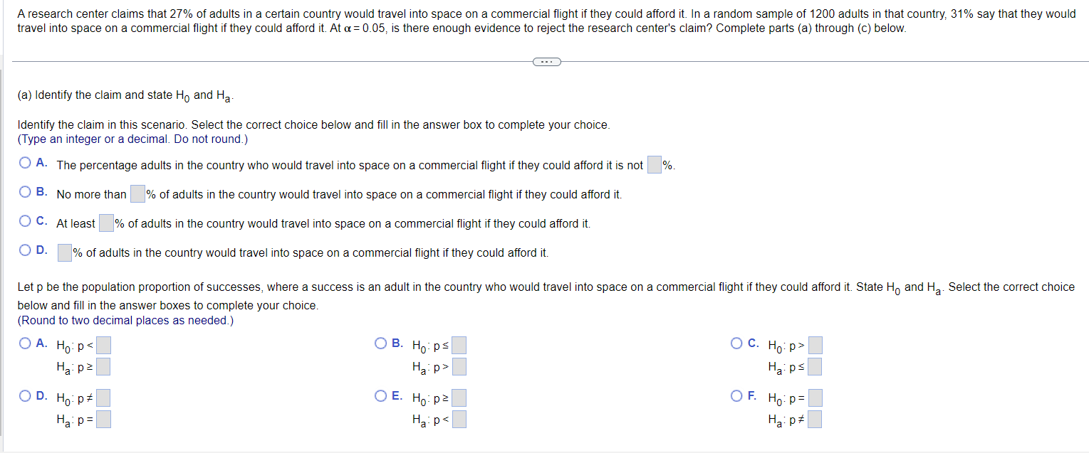 Solved (b) ﻿Use technology to find the ﻿P-value.Identify | Chegg.com