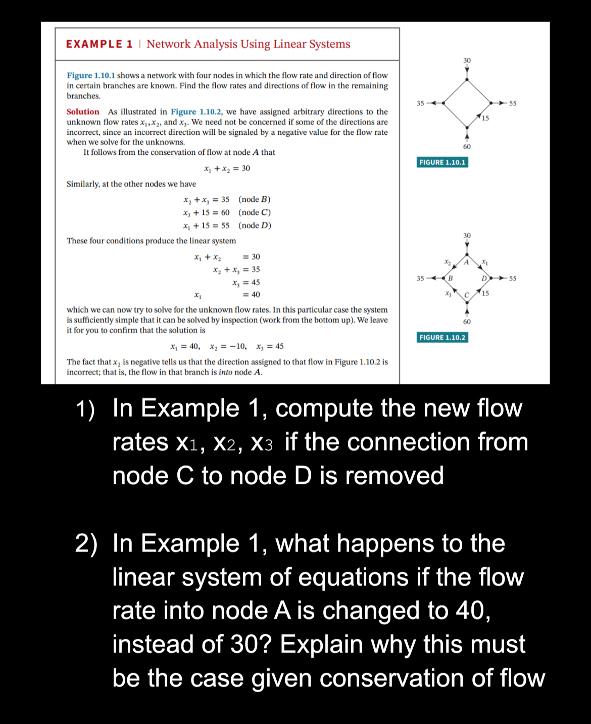 Solved EXAMPLE 1 | ﻿Network Analysis Using Linear | Chegg.com