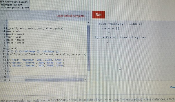 Solved ZYDE 9.8.1: Customization of printing a class | Chegg.com