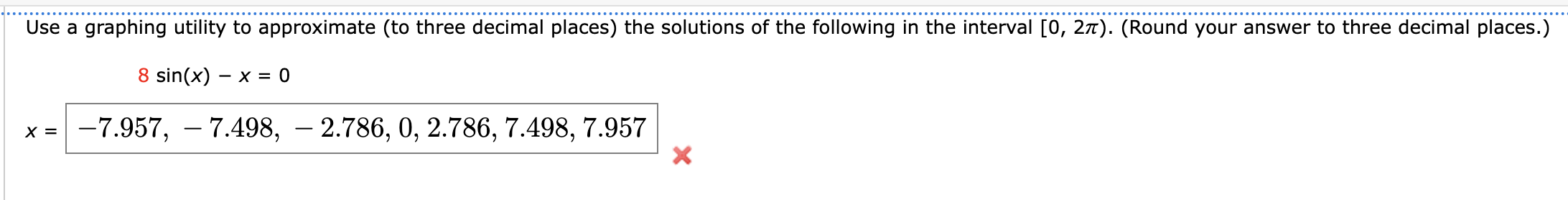 Solved Use a graphing utility to approximate (to three | Chegg.com