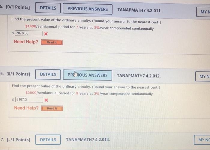Solved 5. [0/1 Points] DETAILS PREVIOUS ANSWERS TANAPMATH7 | Chegg.com