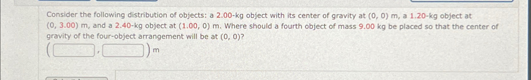Solved Consider the following distribution of objects: a | Chegg.com