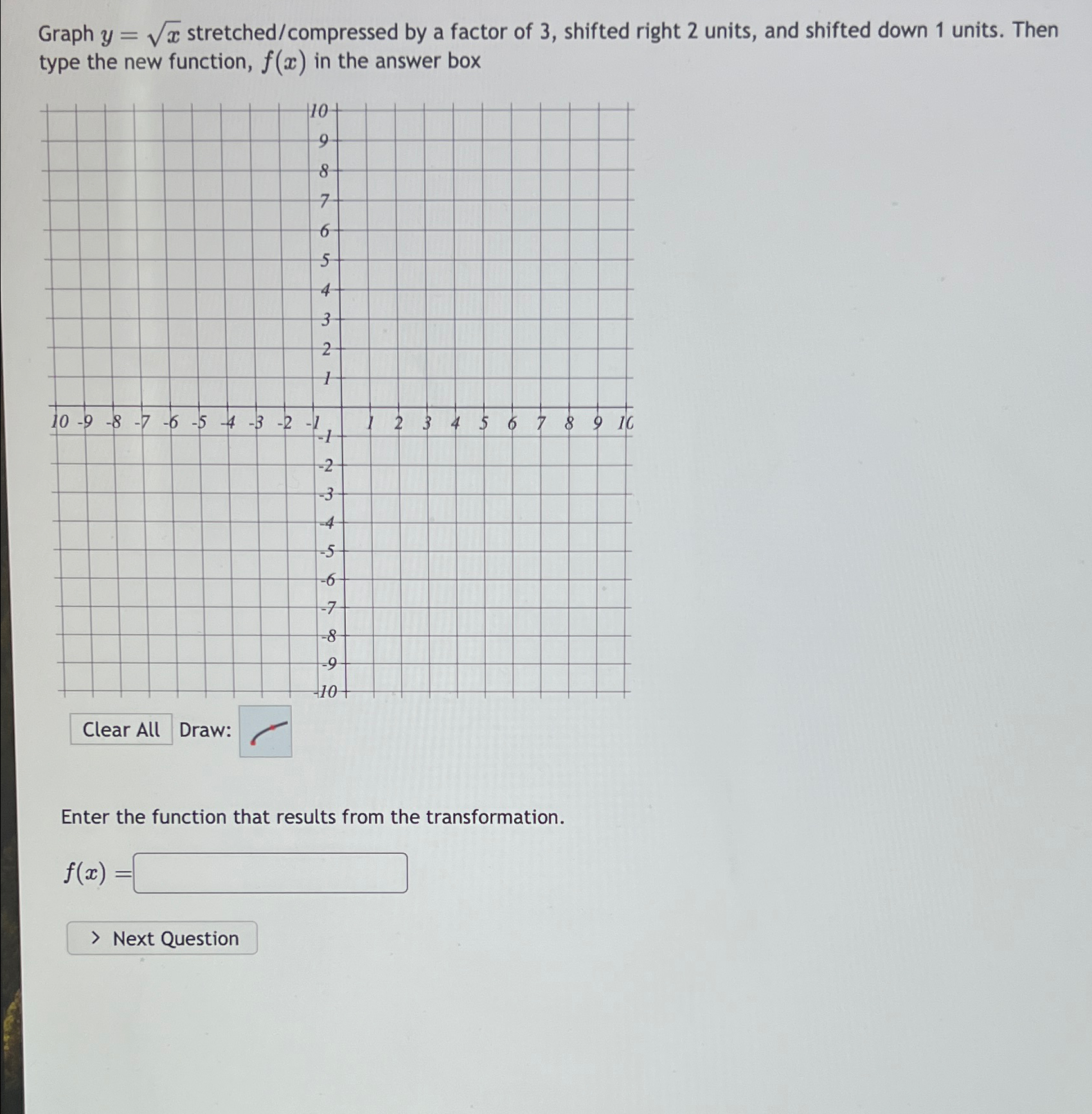 Solved Graph y=x2 ﻿stretched/compressed by a factor of 3 , | Chegg.com