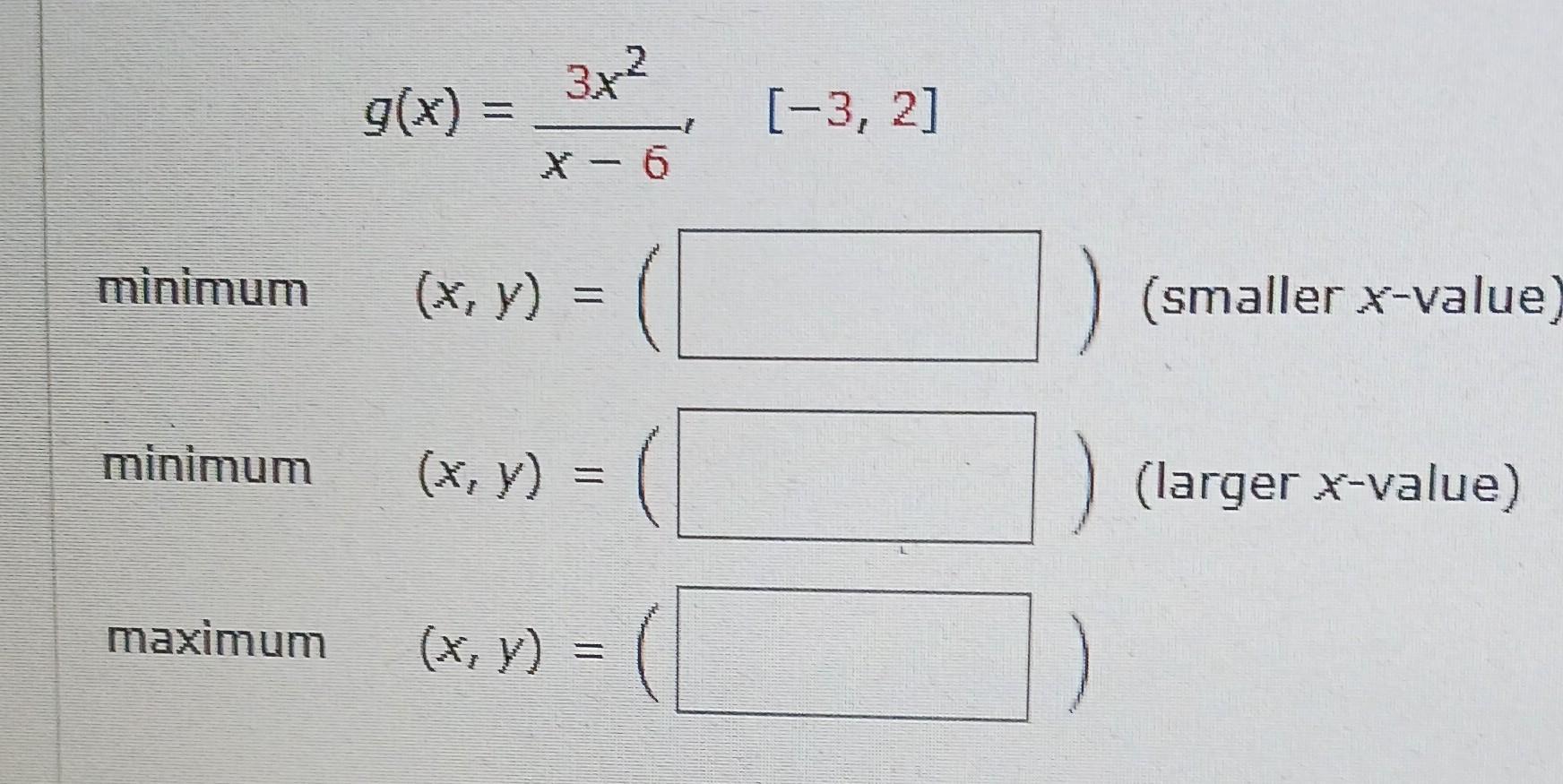 Solved find the absolute extrema of the function on the | Chegg.com