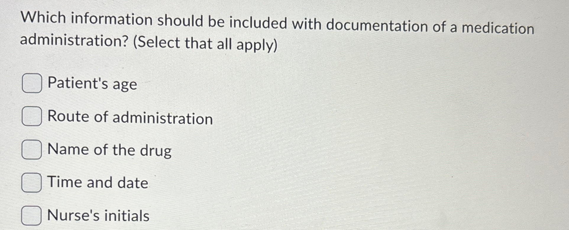 Solved Which information should be included with | Chegg.com