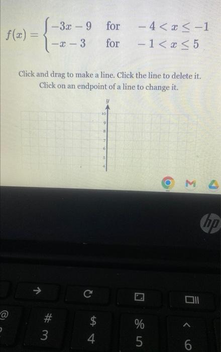 Solved F X {−3x−9−x−3 For For −4