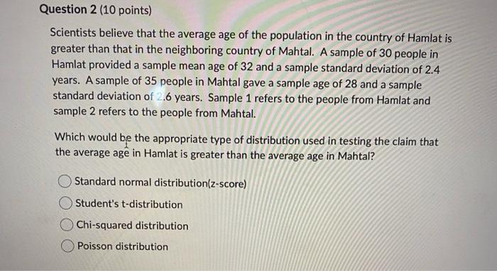 Solved Scientists believe that the average age of the | Chegg.com
