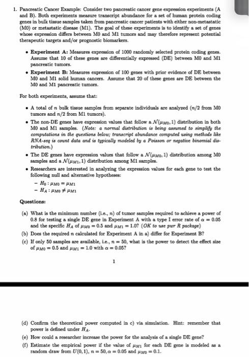 Solved and B). Both experiments measure transcript abundanoe | Chegg.com
