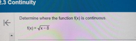 Solved Determine where the function f(x) ﻿is | Chegg.com