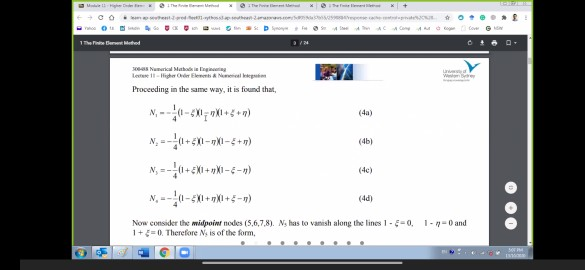 Tutorial 11 Questions 1. An 8-noded quadrilateral | Chegg.com