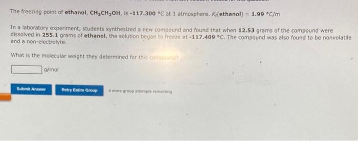 Solved In a laboratory experiment, students synthesized a | Chegg.com