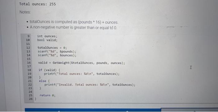 Solved Define a function GetWeight(0 that takes one integer | Chegg.com