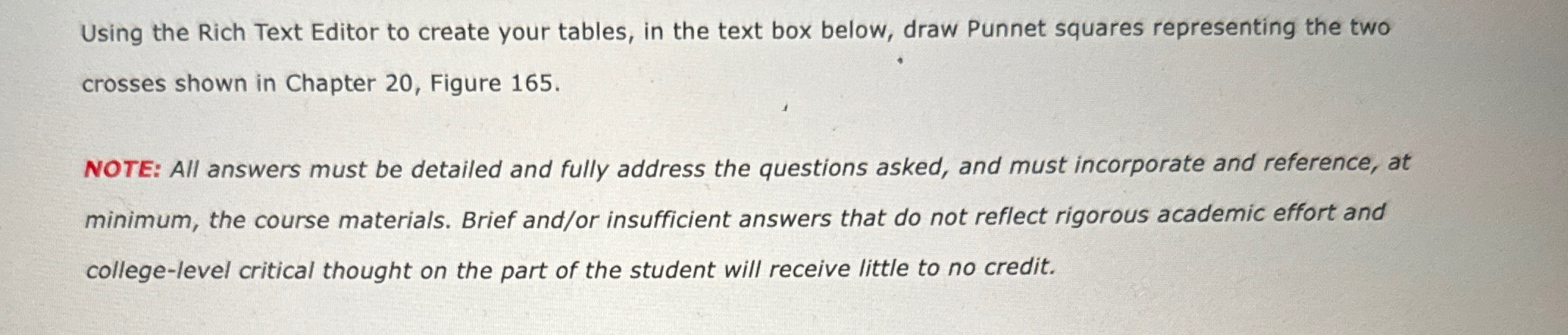 Solved Using the Rich Text Editor to create your tables, in | Chegg.com