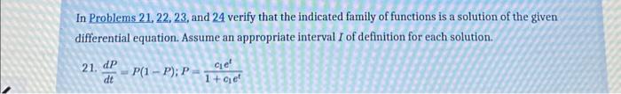 Solved In Problems 21,22,23, and 24 verify that the | Chegg.com