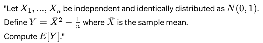 Solved "Let x1,dots,xn ﻿be independent and identically | Chegg.com