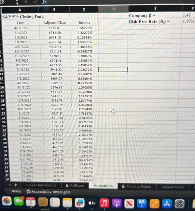 Note 1: Please use appropriate Cell referencing in | Chegg.com