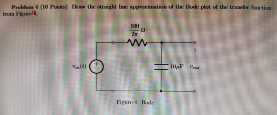 Solved Problem 4 (10 Points) Draw the straight line | Chegg.com