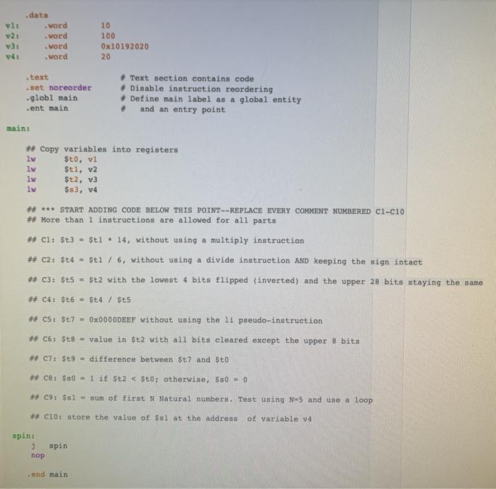 Solved code for microprcessors MPLAB MIPS PIC32 | Chegg.com Solved code for microprcessors MPLAB MIPS PIC32 | Chegg.com