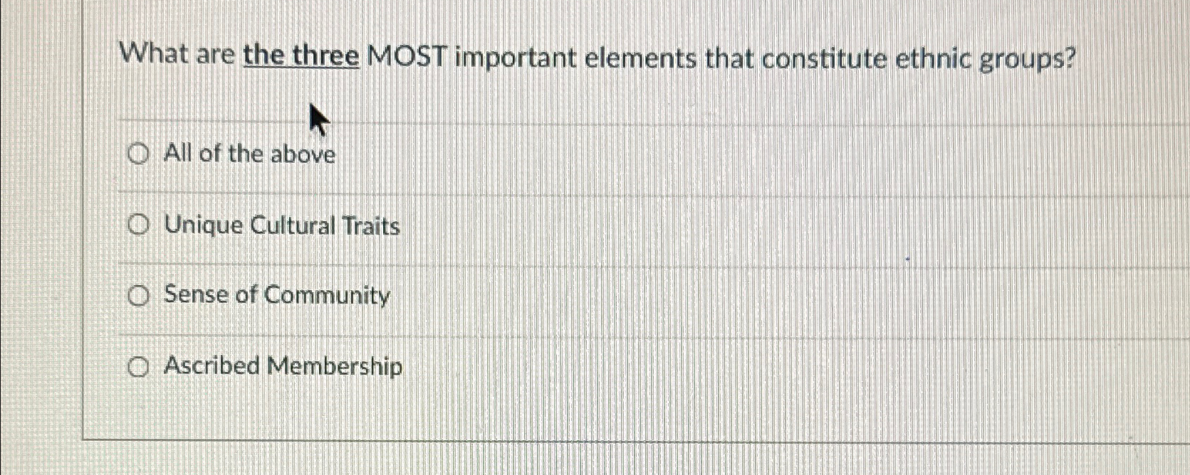 Solved What are the three MOST important elements that | Chegg.com