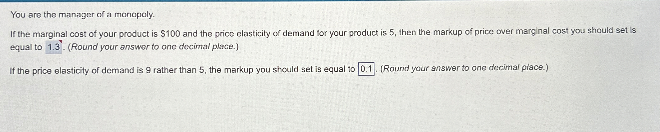 Solved You are the manager of a monopoly.If the marginal | Chegg.com