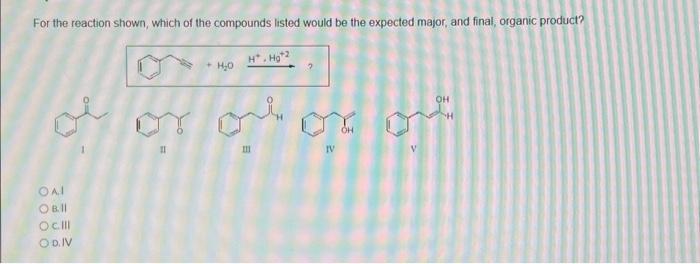 Solved For the reaction shown, which of the compounds listed | Chegg.com