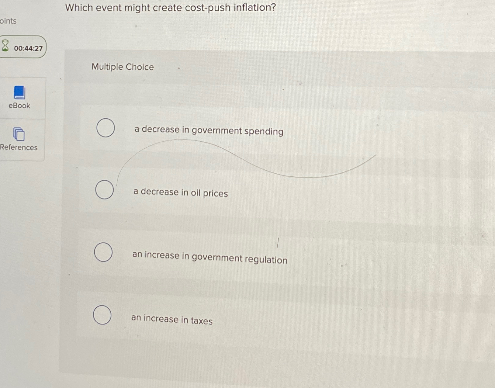 Solved Which event might create cost-push | Chegg.com