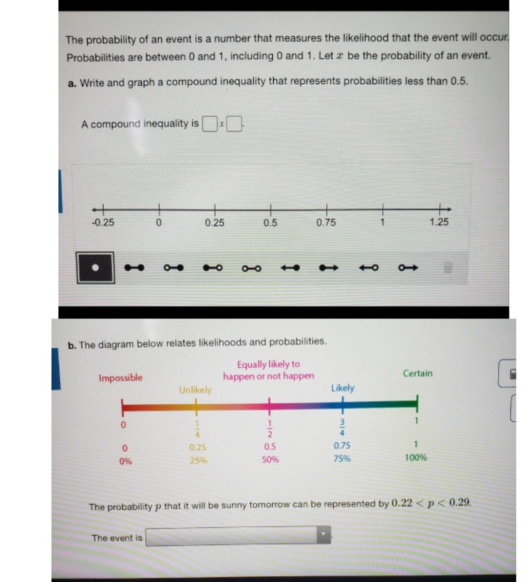 Solved The probability of an event is a number that measures | Chegg.com