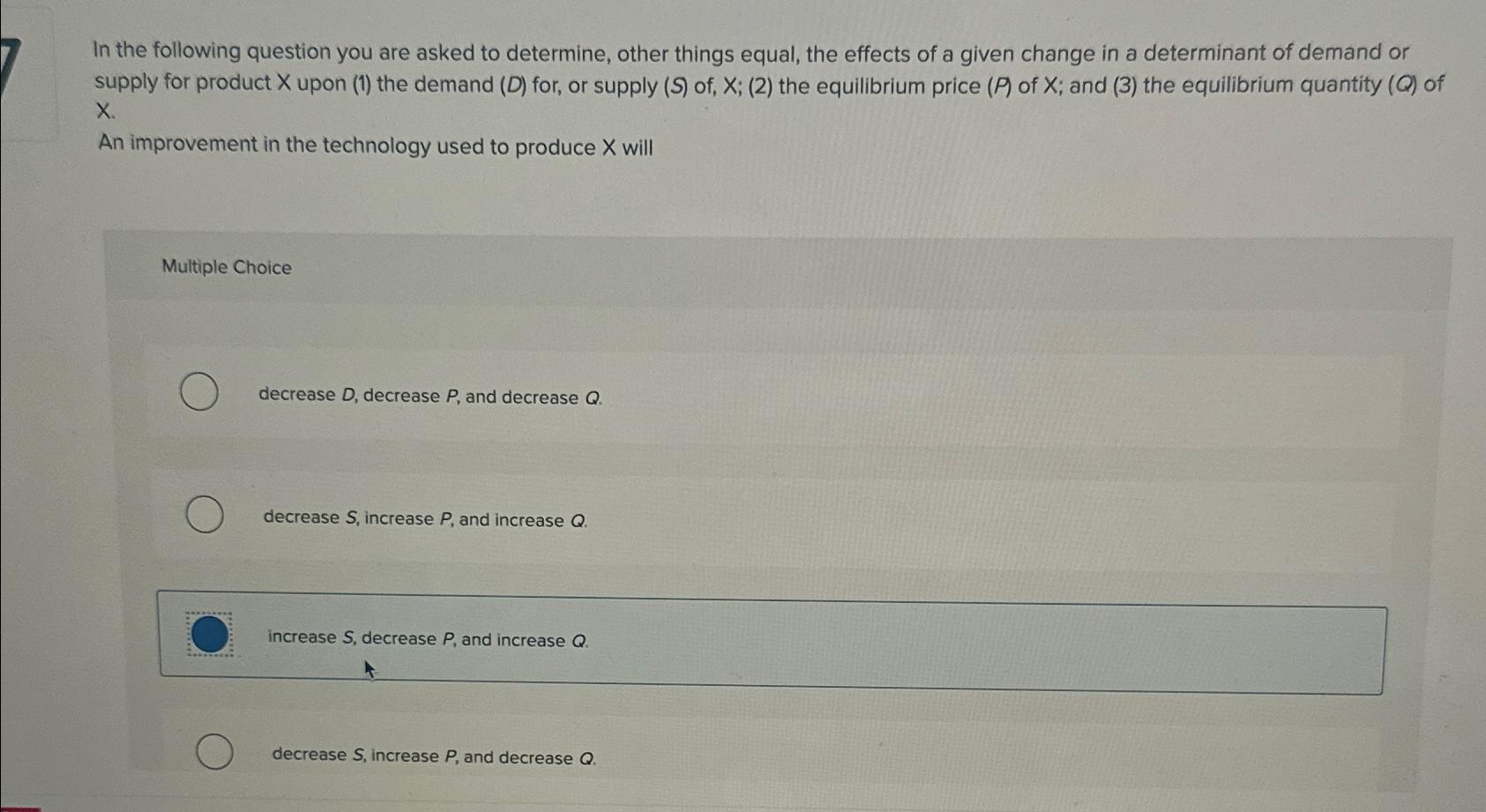 Solved In the following question you are asked to determine, | Chegg.com