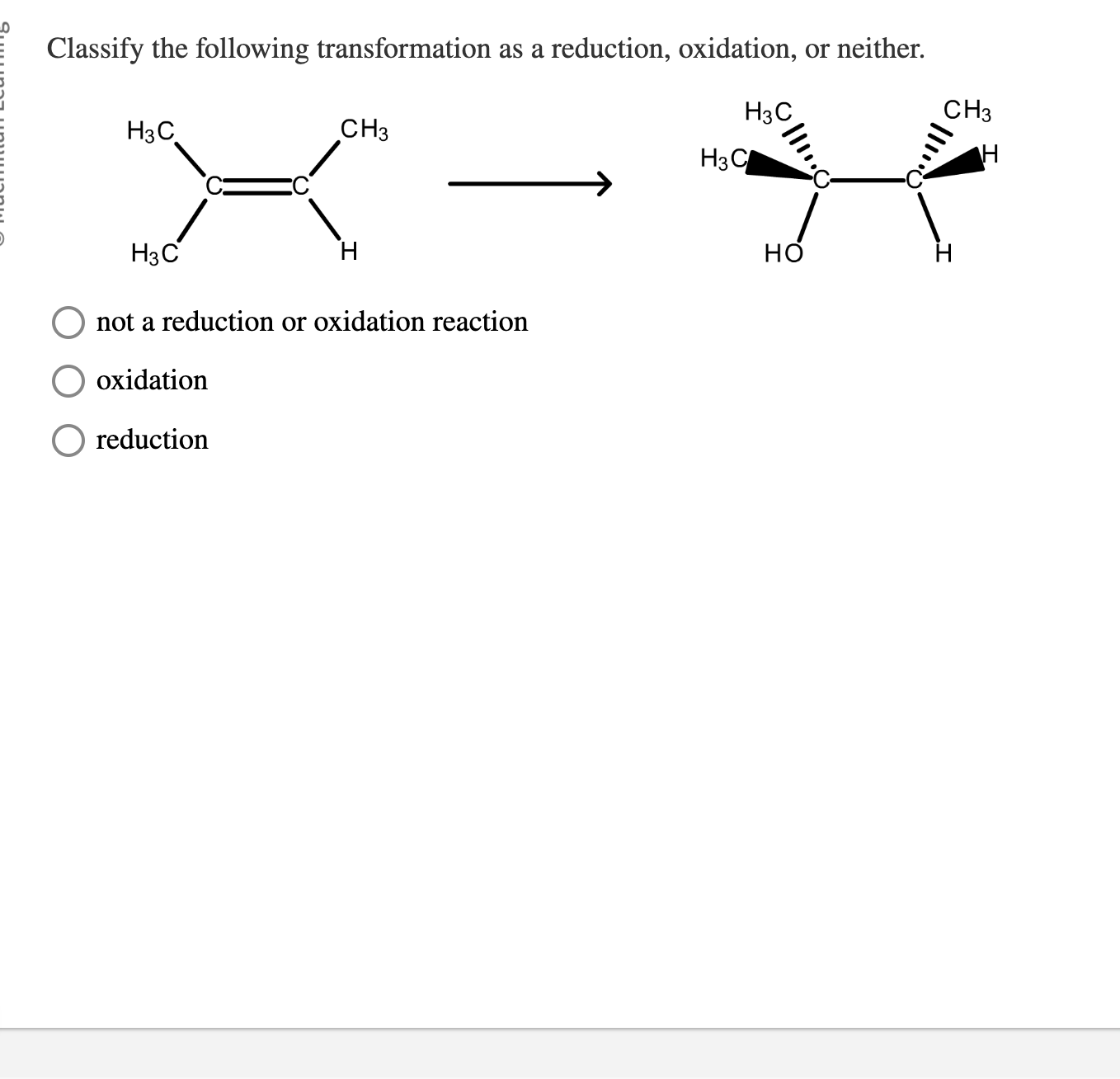 Solved Classify the following transformation as a reduction, | Chegg.com