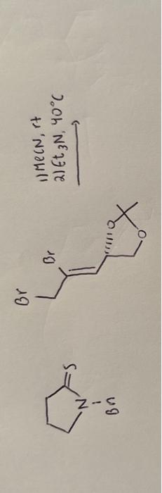 Solved 1) MeCN,rt 2)Et 3 N,40∘C | Chegg.com