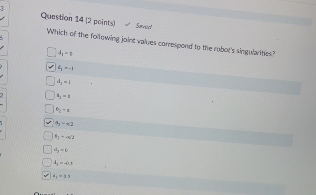 Solved 3Question 14 (2 ﻿points) ﻿SavedWhich of the | Chegg.com