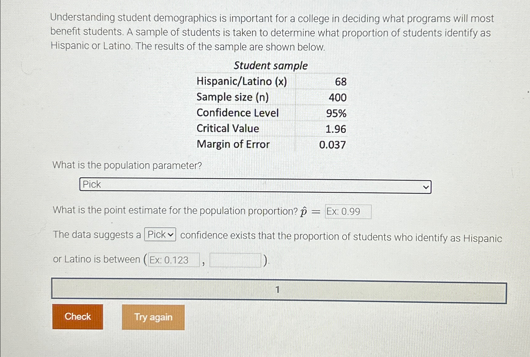 Solved Understanding student demographics is important for a | Chegg.com